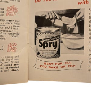 Vintage Aunt Jennys Old Fashioned Christmas Cookies 1952 Booklet Spry ...