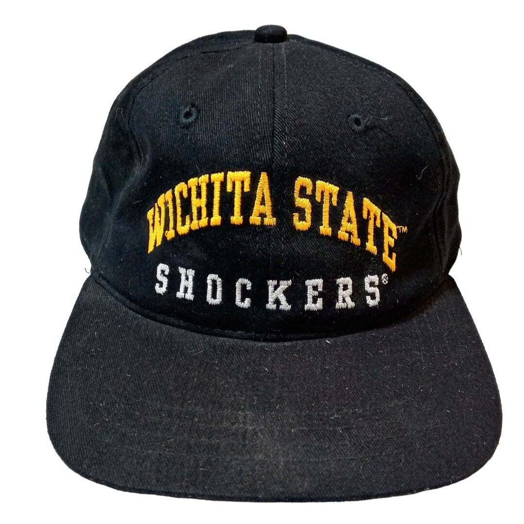 WSU Shockers Cap Hat Worn Vintage Adjustable Strapback Wichita State ...
