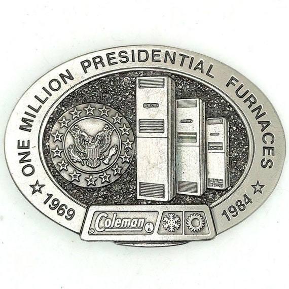 Coleman Furnaces Belt Buckle One Million Presidential… - Gem