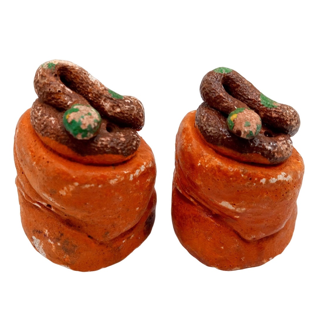 Snake Salt Pepper Shakers Rattlesnake Vintage Kitchen Collectible - Etsy