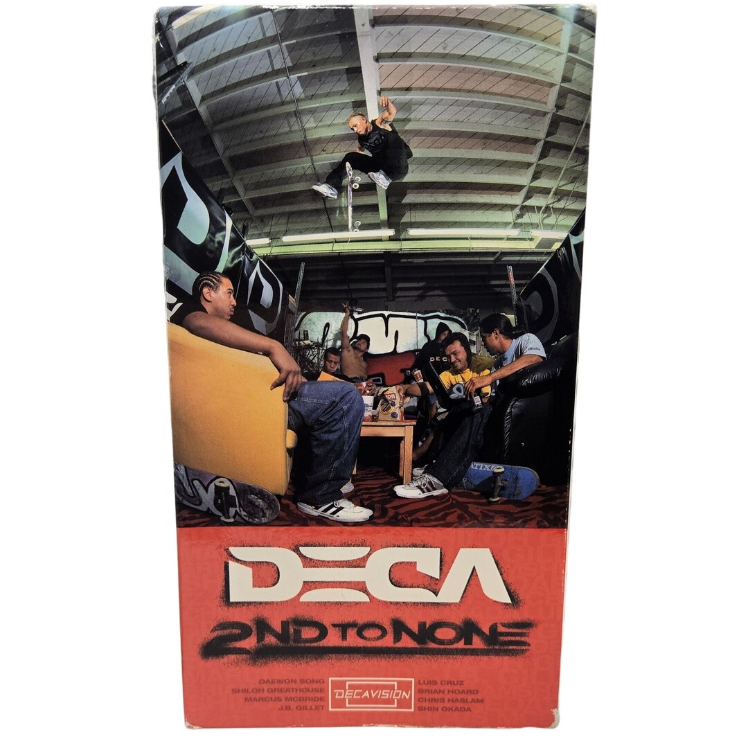Deca 2nd to None VHS Vide Vintage Skateboards Decavision Skateboarding ...
