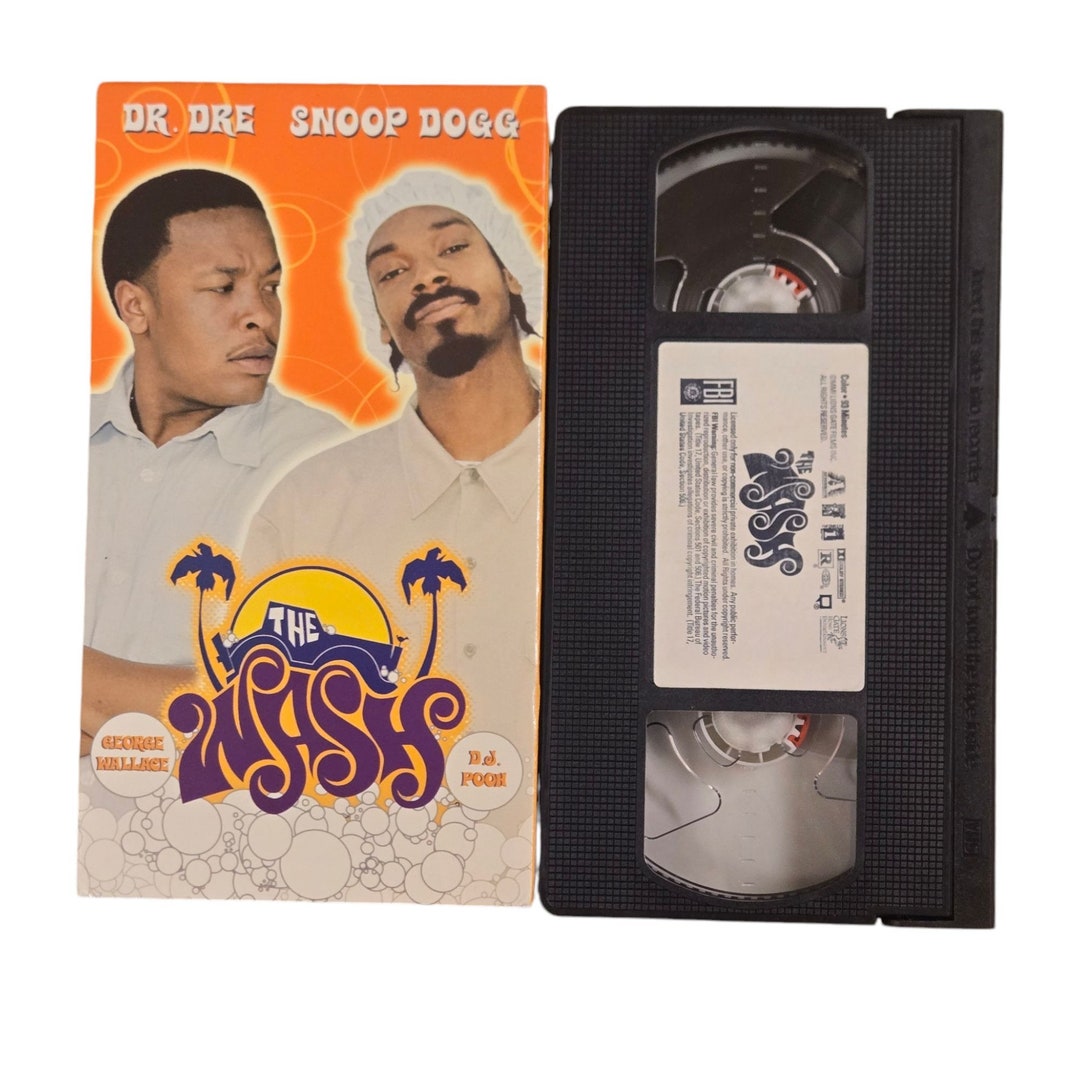 The Wash VHS Movie Dr Dre Snoop Dogg Comedy 2002 DJ Pooh Vintage - Etsy