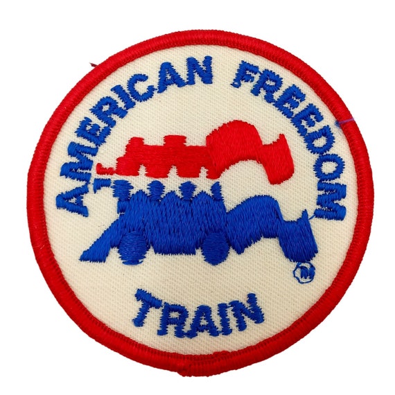 American Freedom Train Patch Vintage Vest Hat Red Whi… - Gem