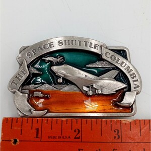 Space Shuttle Columbia Belt Buckle Vintage 1982 NASA Astronaut - Etsy