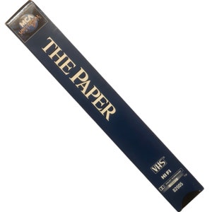 The Paper VHS Tape Movie Glenn Close Michael Keaton Dennis Quaid Marisa ...