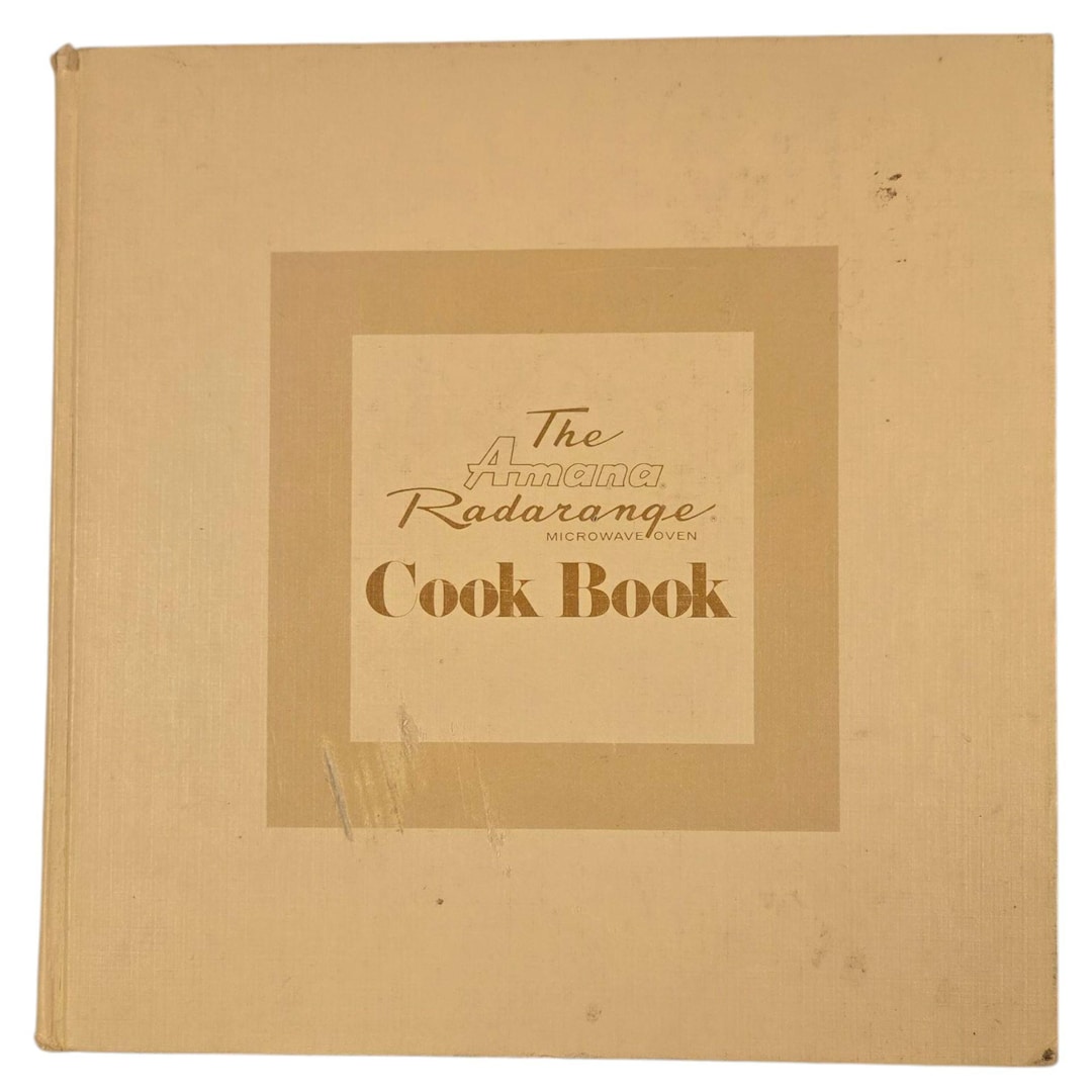 Vintage 1975 Amana Microwave Oven Cookbook Retro Kitchen Radarange - Etsy