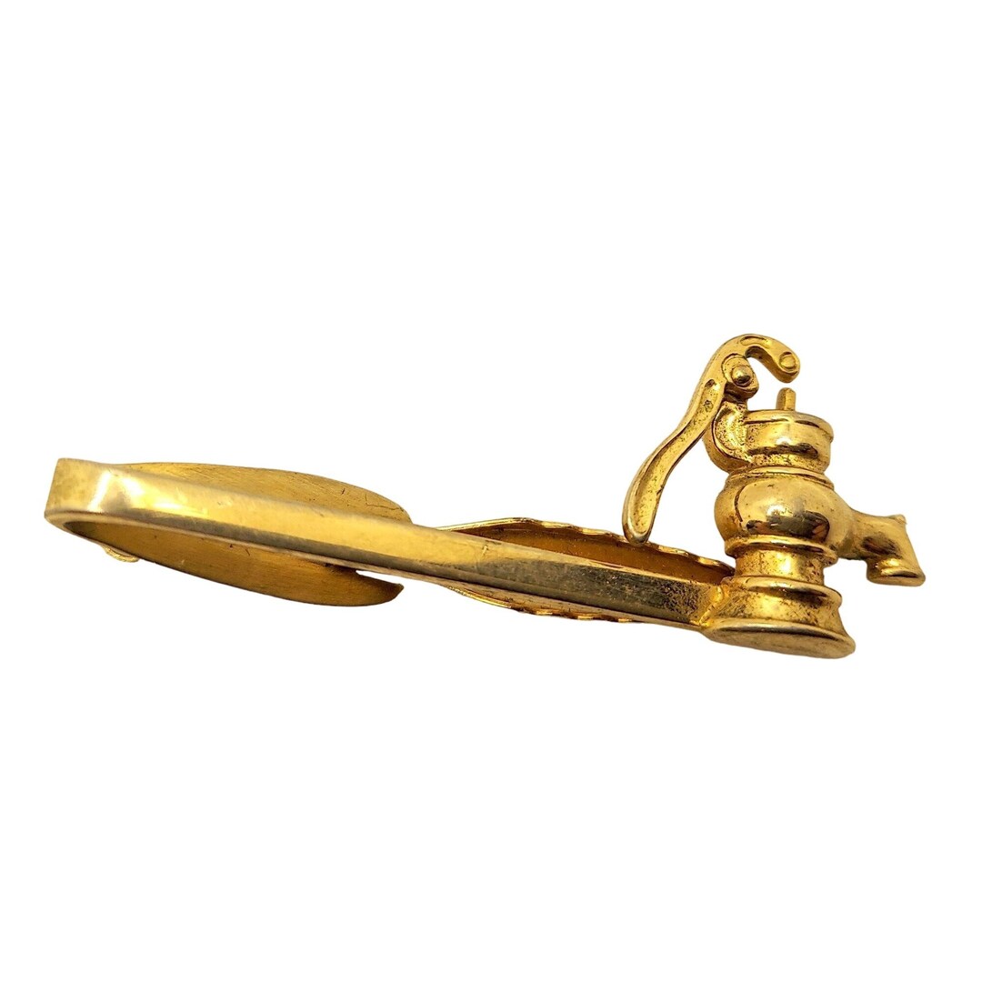Water Well Hand Pump Tie Clip Bar Vintage Hickok Handle Moves Country ...