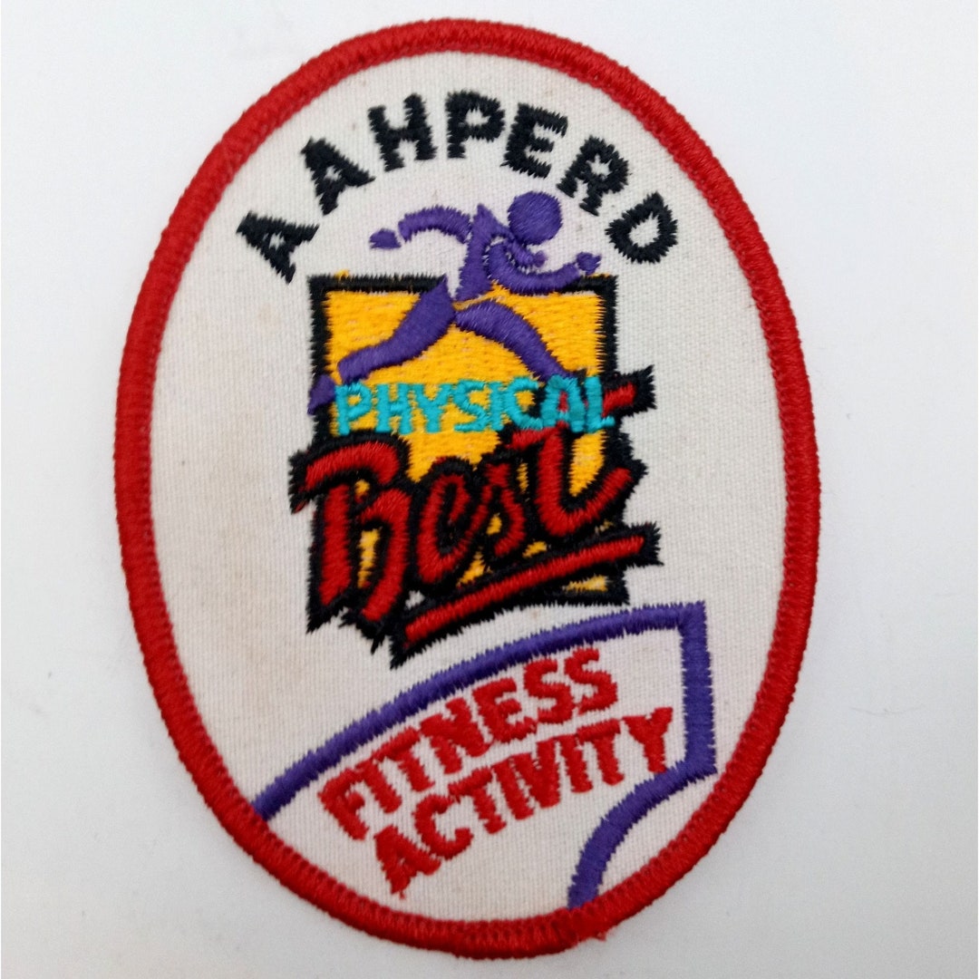 Best Physical Fitness Activity Patch AAHPERD Physical - Etsy