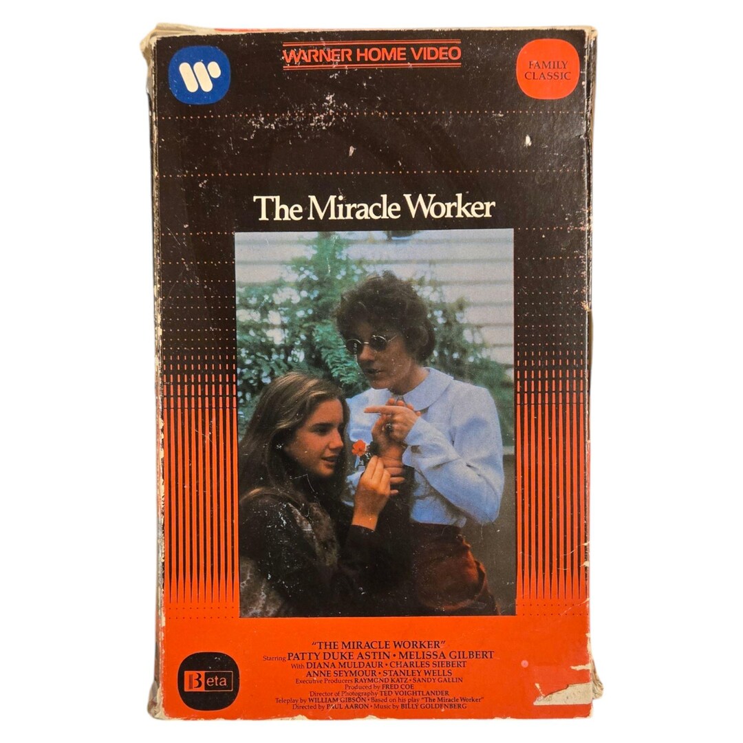 The Miracle Worker Warner Home Video Beta Tape Family Classic Starring ...