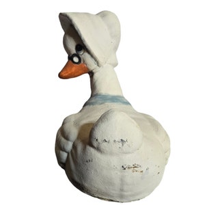 Mother Goose Cement Sculpture Statue Folk Art Concrete Vintage Home ...