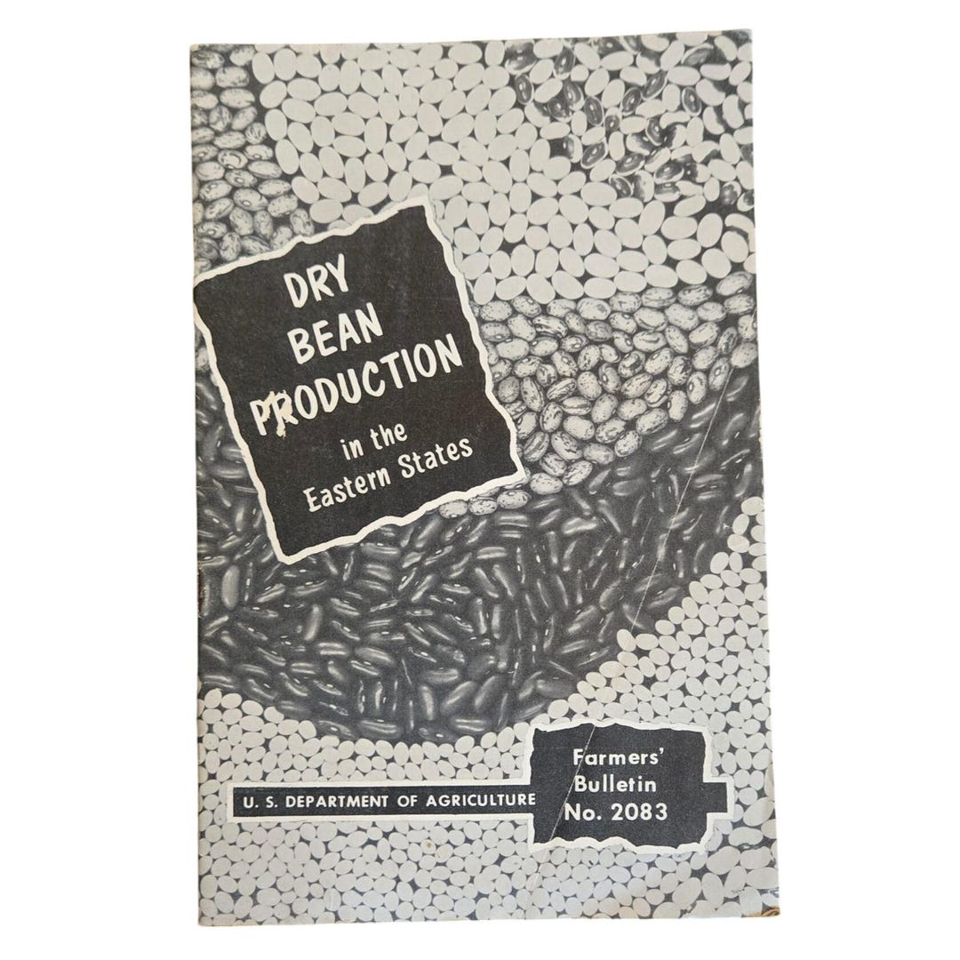Dry Bean Production in Eastern States Farmers Bulletin US Department of ...