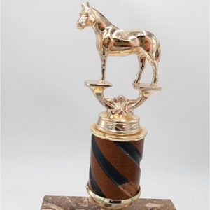 1973 Horse Show Trophy Rose Hill Kansas Vintage Collectible Statue ...