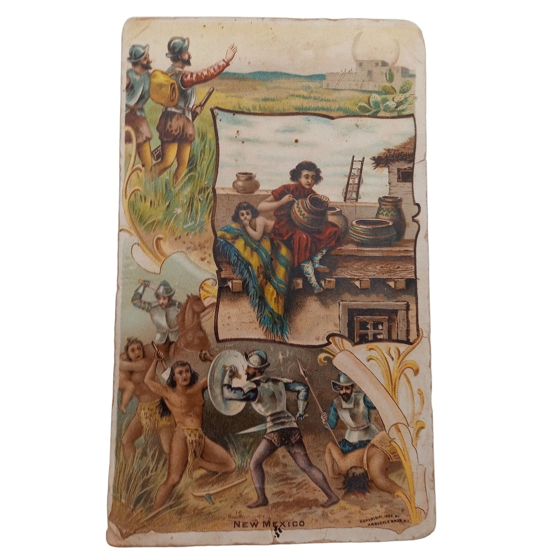 Arbuckles Ariosa Coffee Victorian Trading Card New Mexico Vintage NM - Etsy