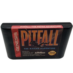Sega Genesis Pitfall The Mayan Adventure Cartridge Only Vintage Retro