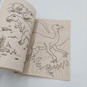 2001 Dinosaur Coloring and Activity Book Vintage Dinosaurs Collectible ...