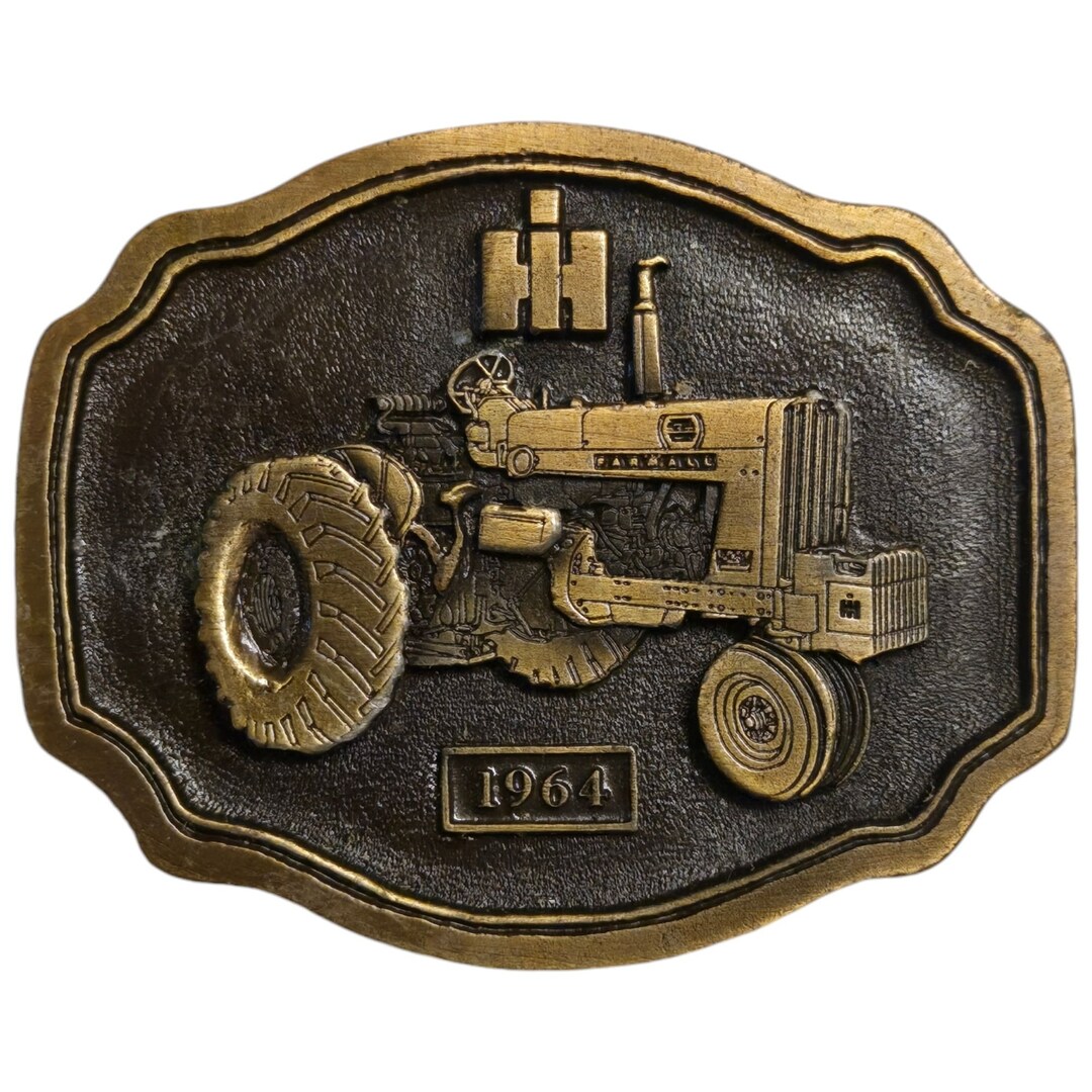 Vintage 1964 Farmall Tractor Belt Buckle Limited Edition IH ...