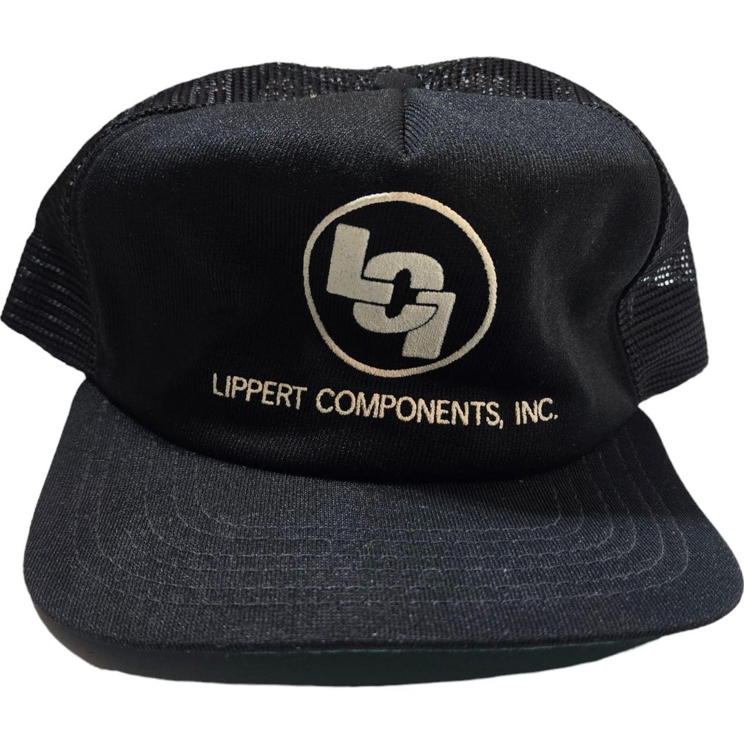 Lippert Trucker Hat Mesh Snapback Cap New Era Vintage RV Motorhome Boat ...