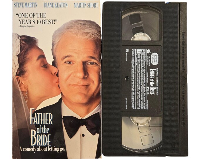 Father of the Bride VHS Tape 1991 Steve Martin Diane Keaton Martin ...