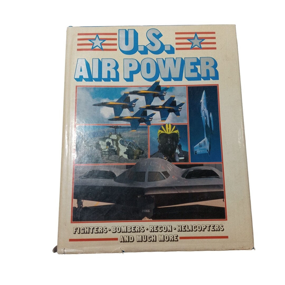 US Air Power Hardback Book Vintage Unites States Military Bombers ...