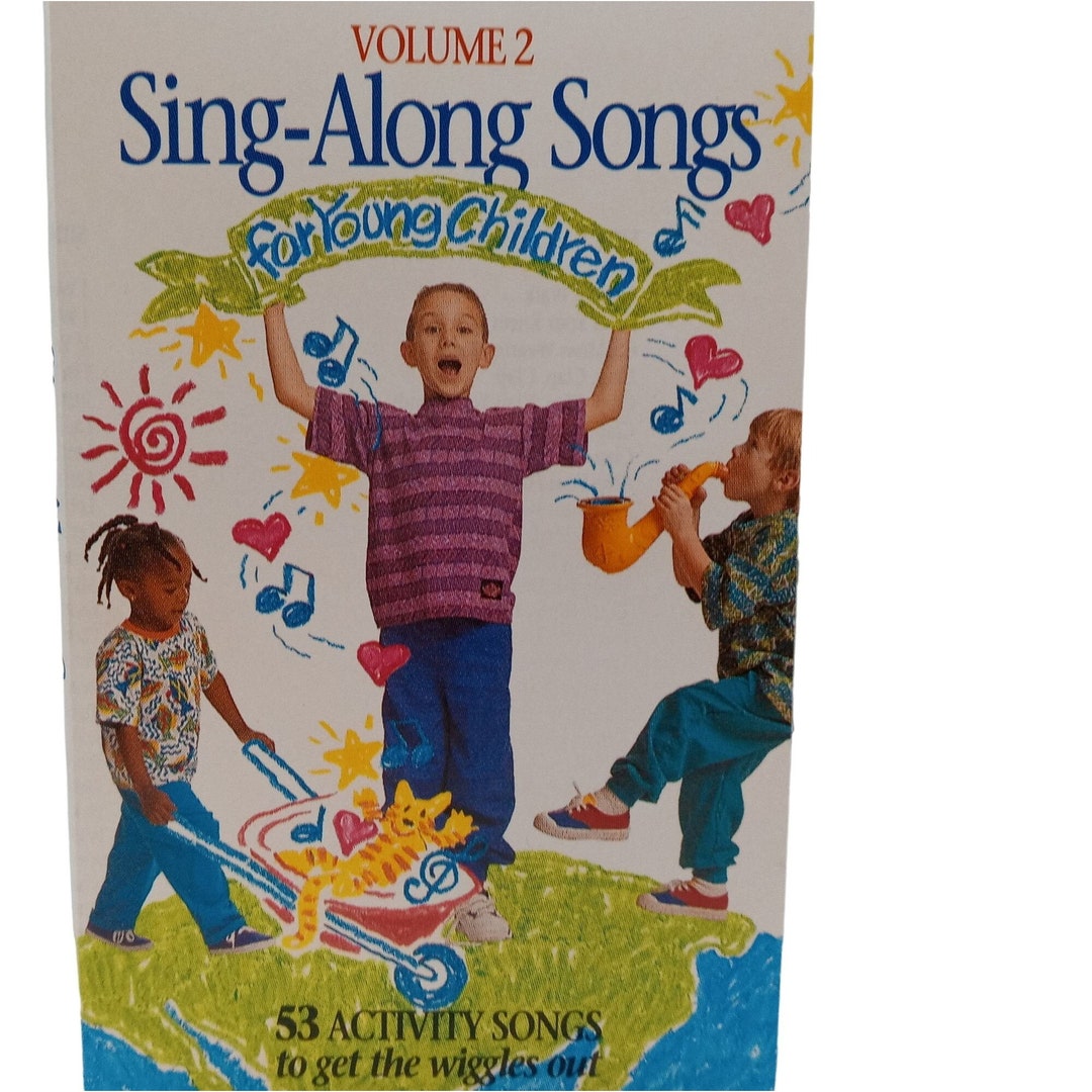 Sing Along Songs Cassette Tape Volume 2 Young Children - Etsy