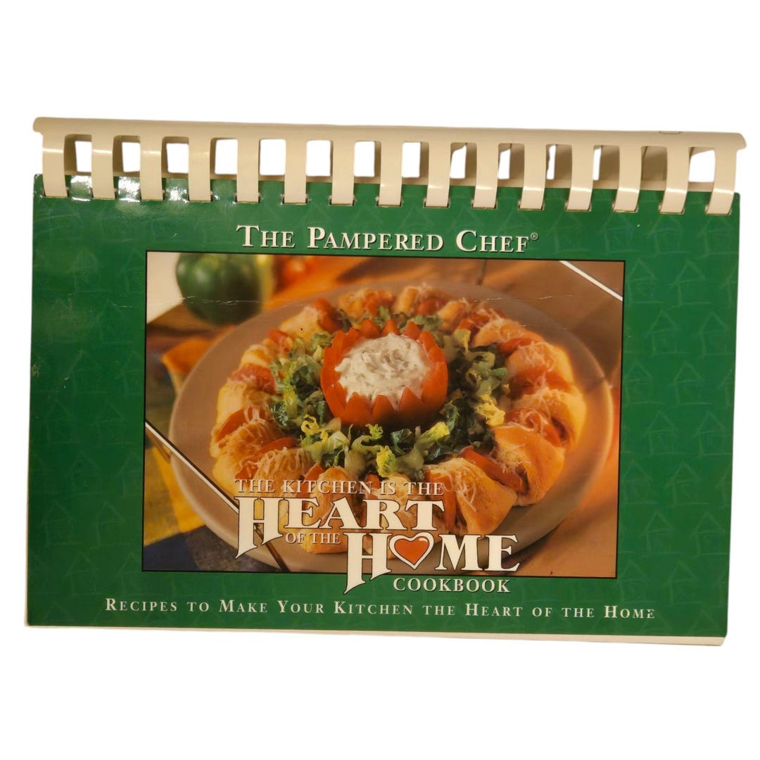 The Pampered Chef Heart of the Home Cookbook 1999 Recipes Kitchen Guide ...