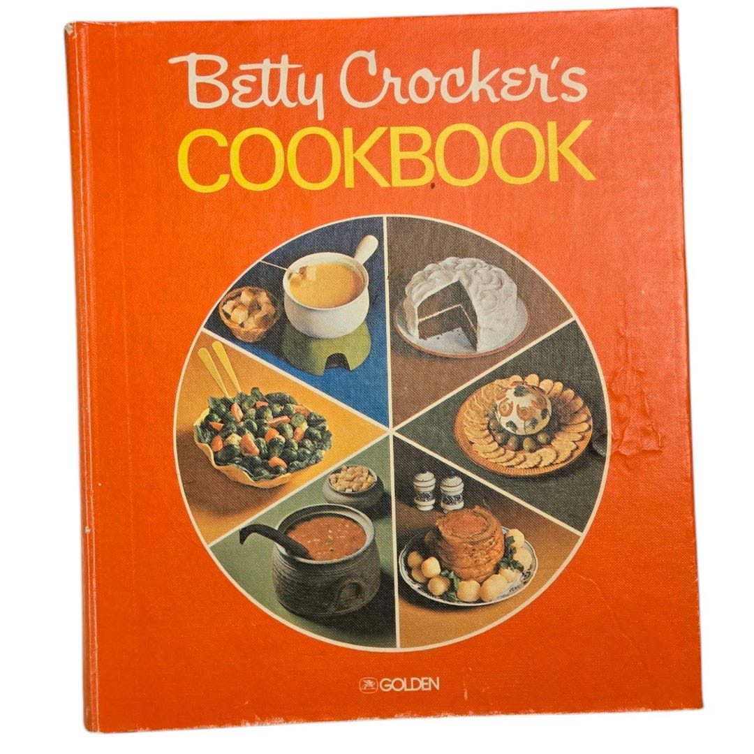 Betty Crockers Cookbook Collectible Pie Book Cover 5 Ring Binder ...