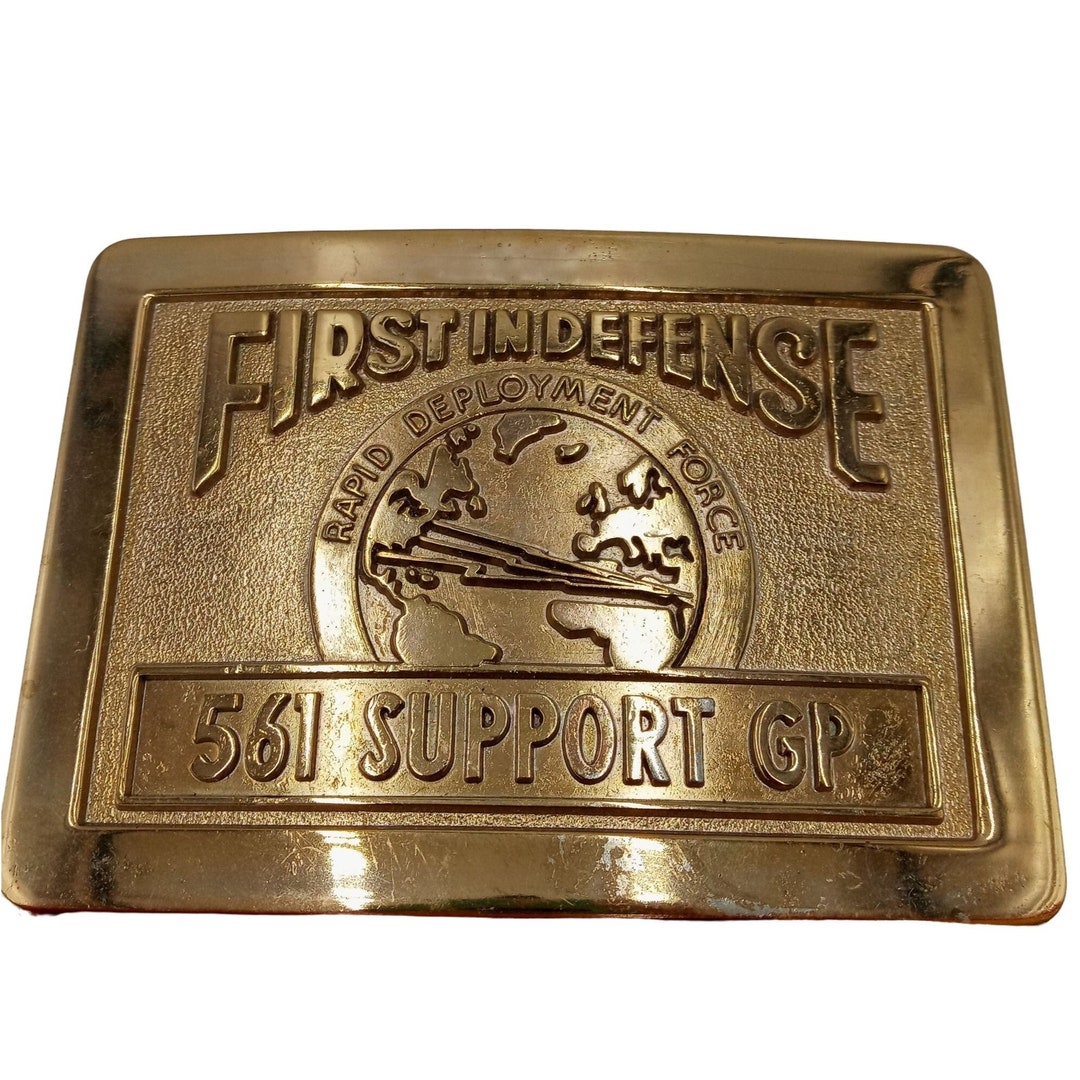 Rapid Deployment Force Belt Buckle Special Forces Marine RDF Vintage ...