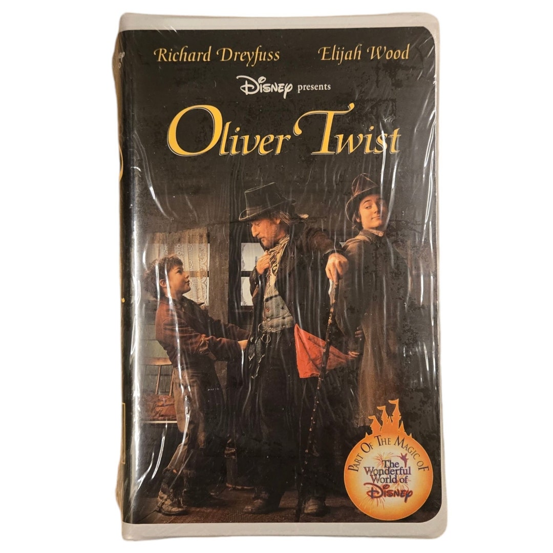 Oliver Twist VHS Tape Richard Dreyfuss Elijah Wood 1997 Walt Disney NEW ...