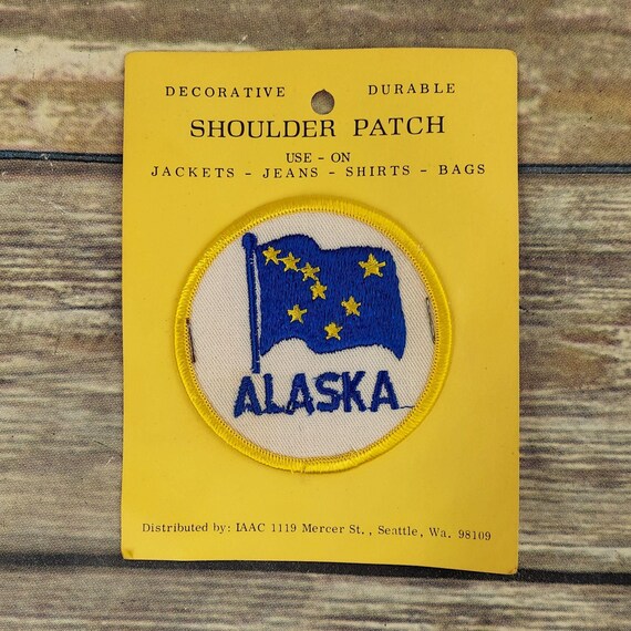 Vintage Alaska Shoulder Patch State Flag New Old Stoc… - Gem