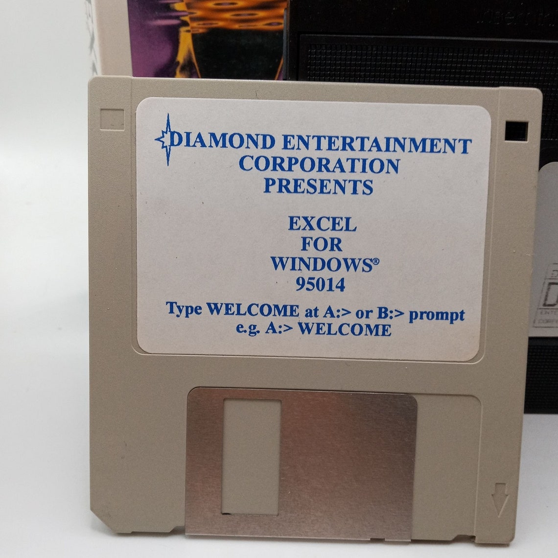Excel for Windows VHS Floppy Video Everything You Need to Know Vintage ...