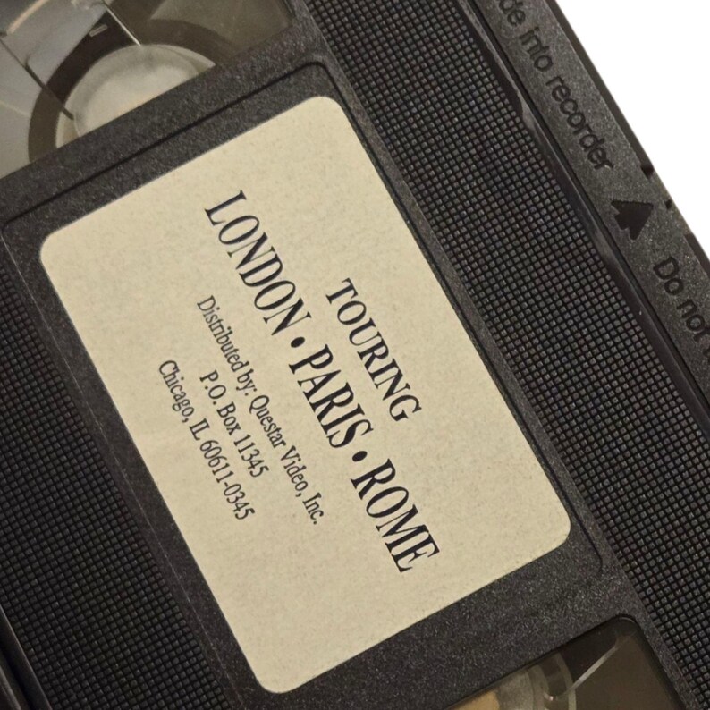 Touring London Paris Rome VHS Tape Questar Video Presentation Vintage ...