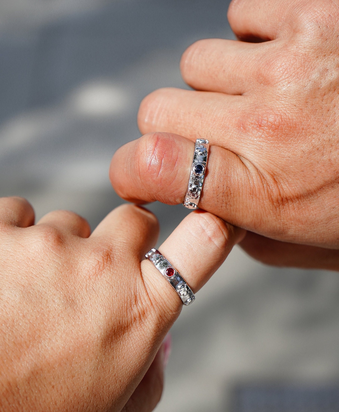 Howls Moving Castle Ring, Custom Couple Matching Ring Set, Anime ...