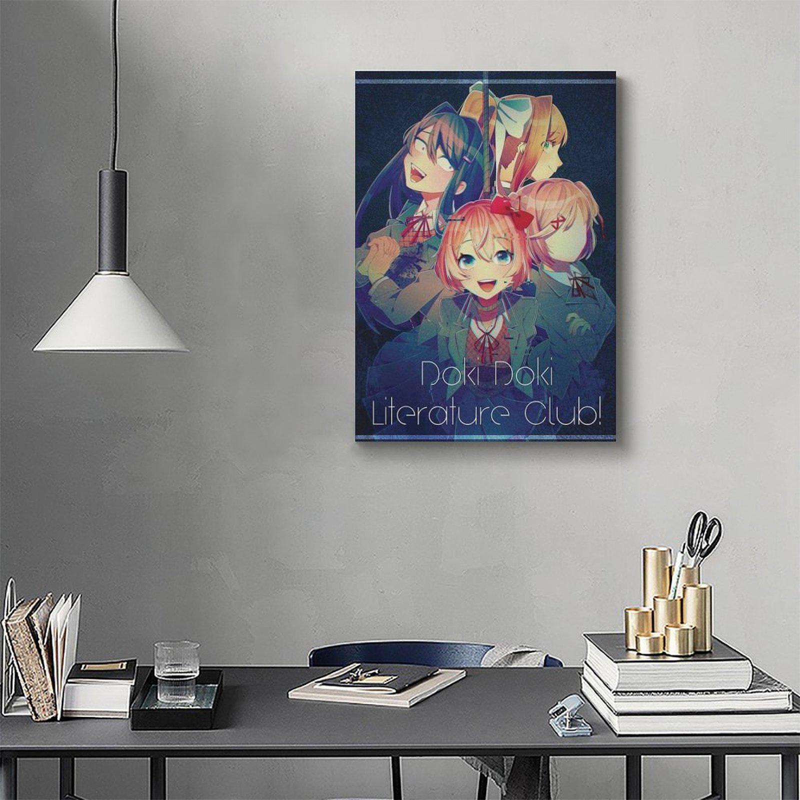 Ddlc Poster Painting Home Decor Canvas Painting Customized Wall Decor ...