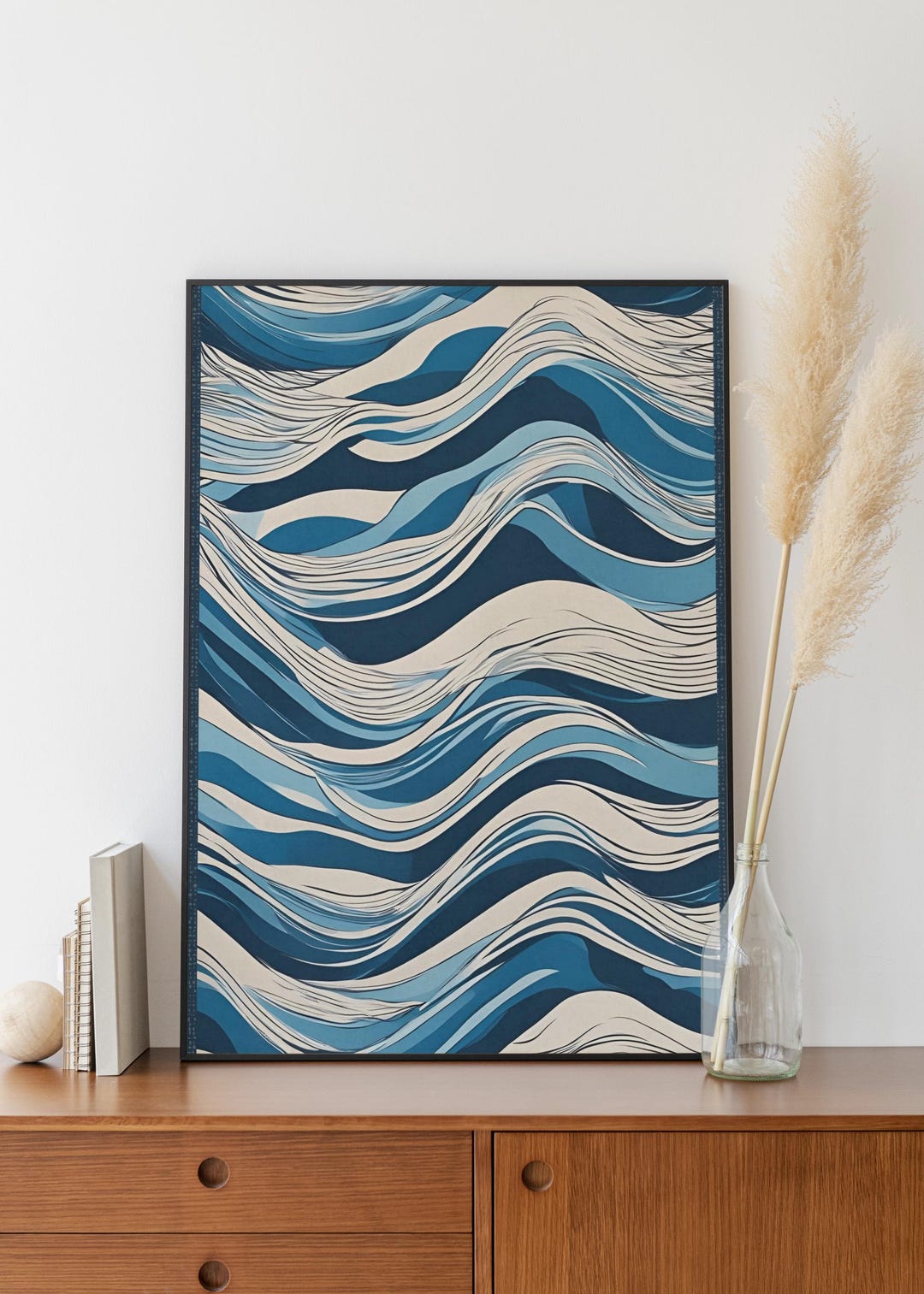 Aestethic Wall Art Digital Aestethic Wall Art Blue Vibey Room Decor ...