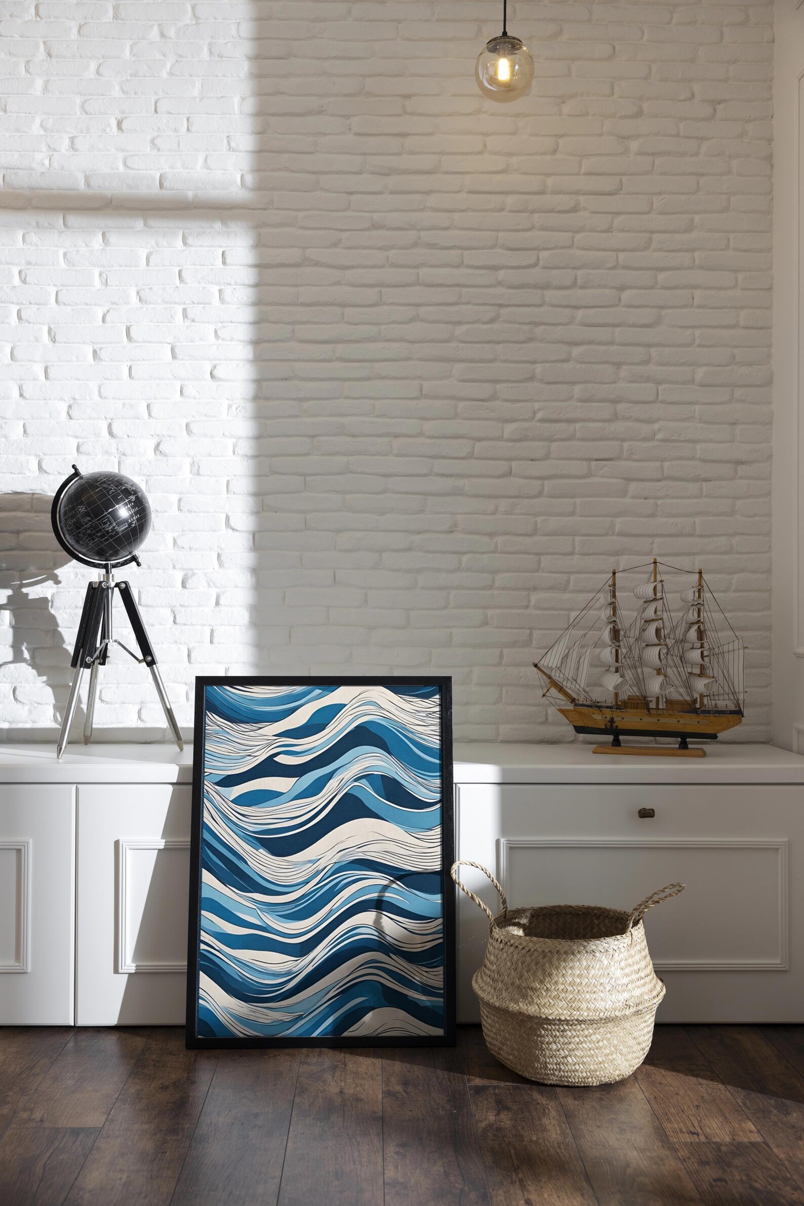 Aestethic Wall Art Digital Aestethic Wall Art Blue Vibey Room Decor ...