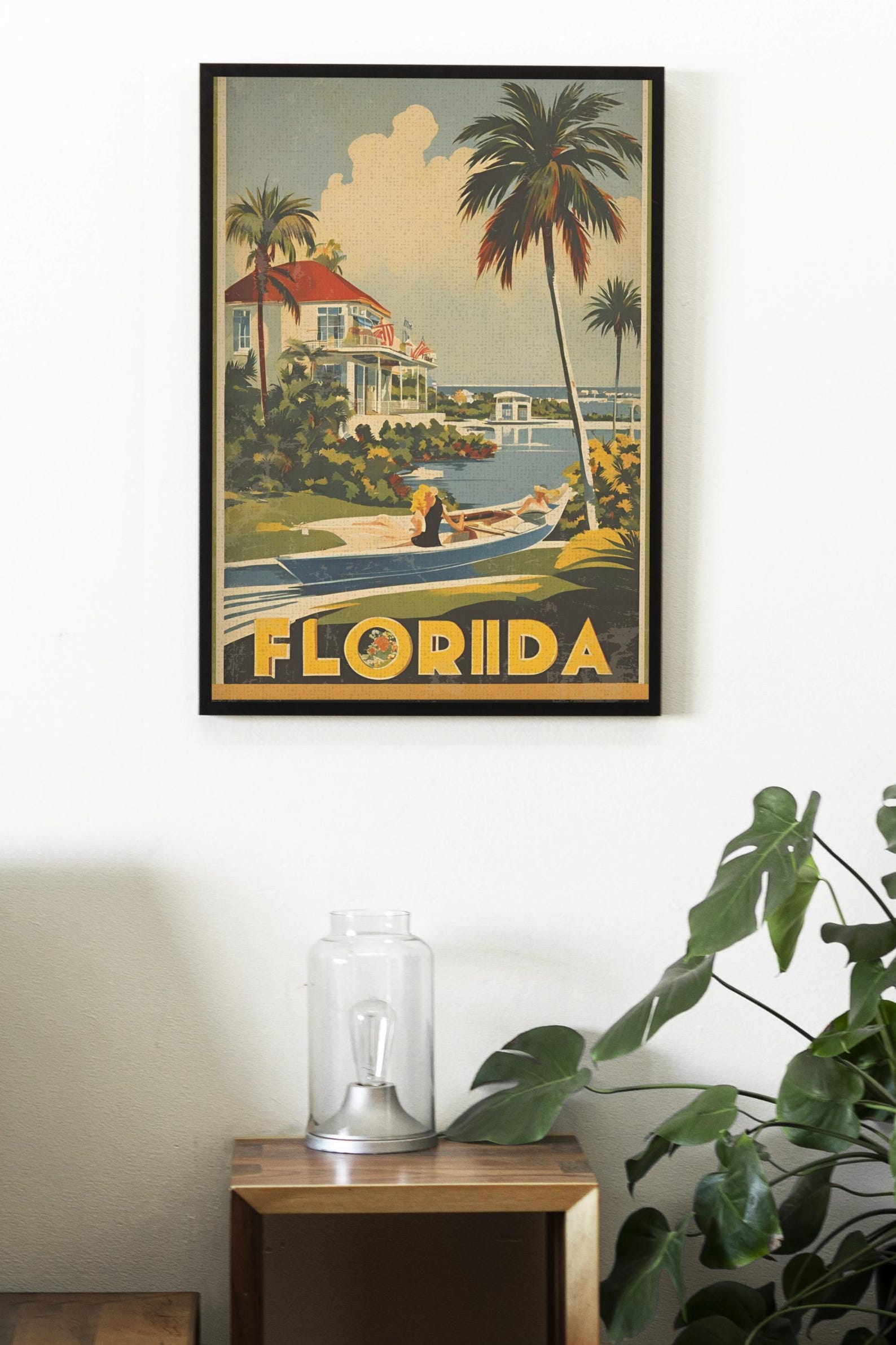 Vintage Florida Travel Poster Florida Vintage Poster Retro Florida ...