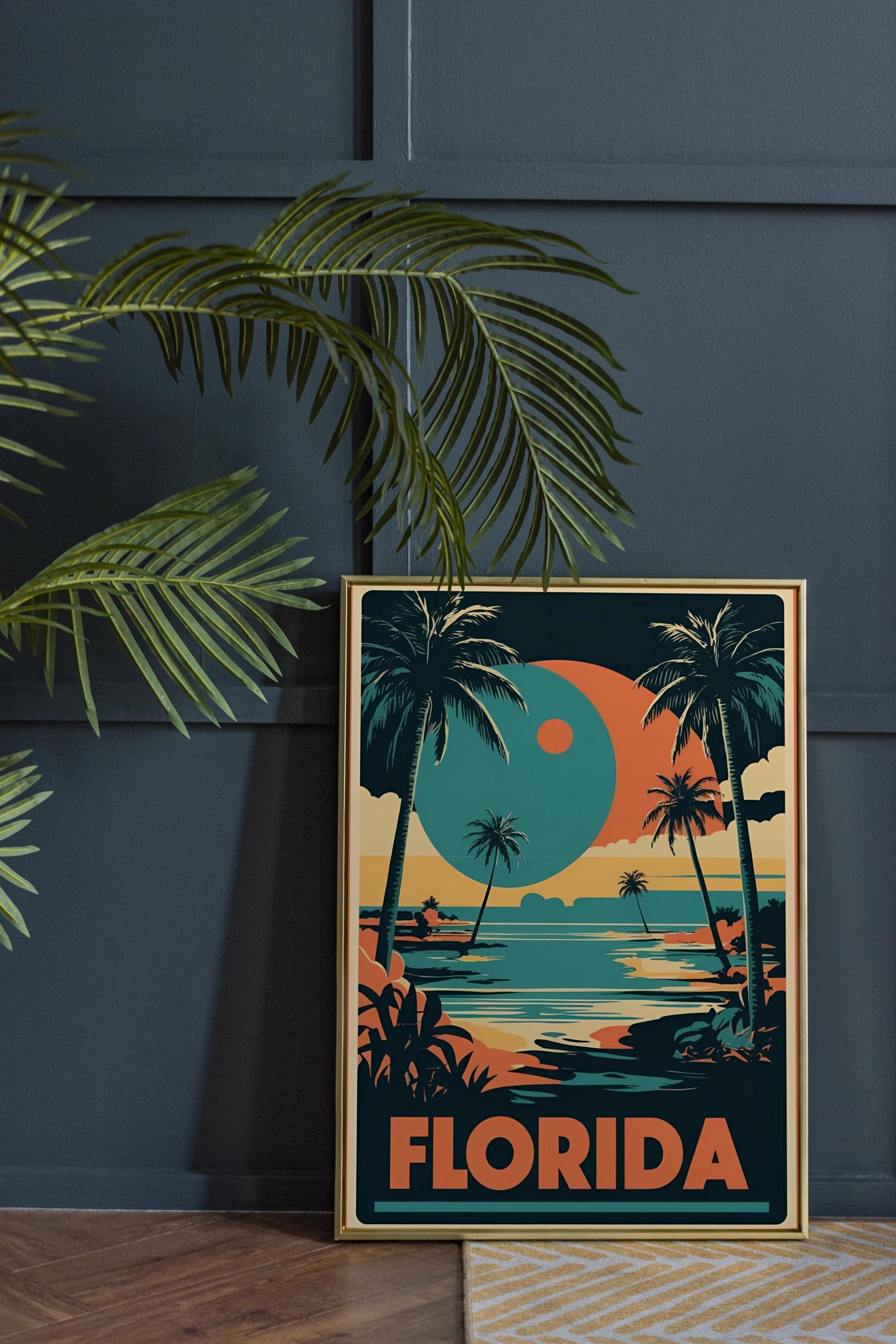 Florida Vintage Poster Seaside Florida Poster Vintage Florida Poster ...