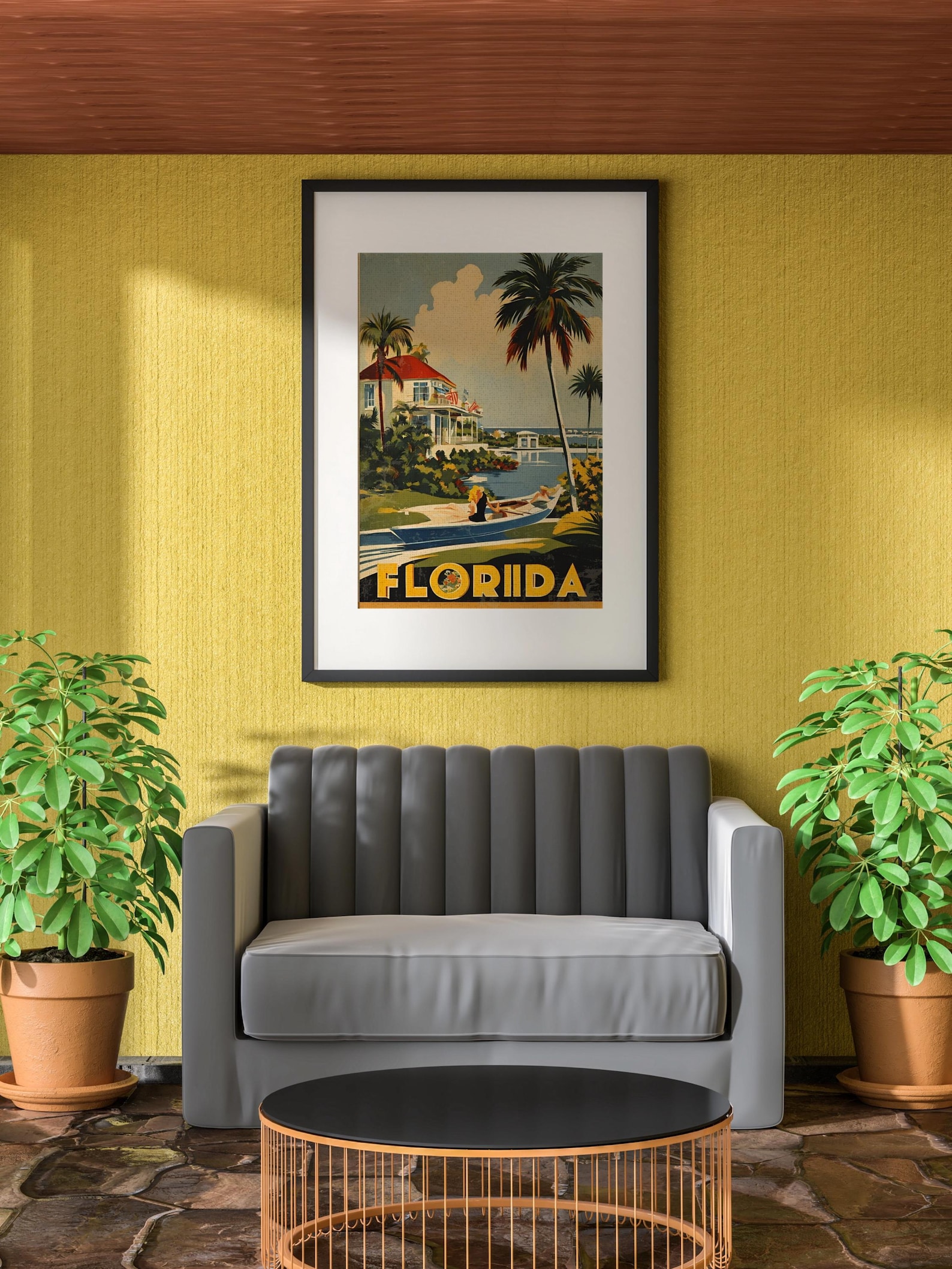 Vintage Florida Travel Poster Florida Vintage Poster Retro Florida ...