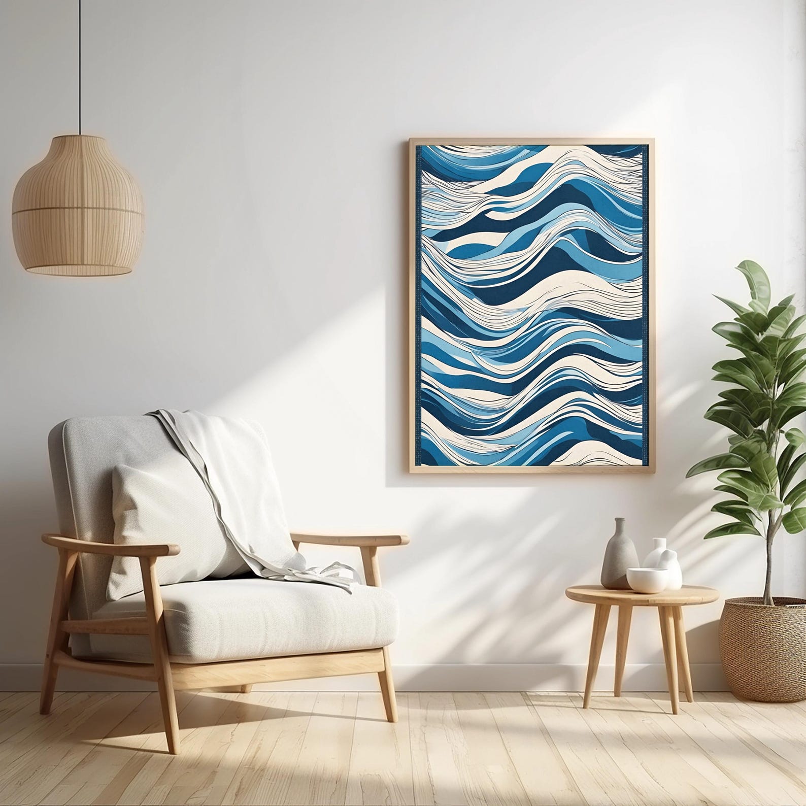 Aestethic Wall Art Digital Aestethic Wall Art Blue Vibey Room Decor ...