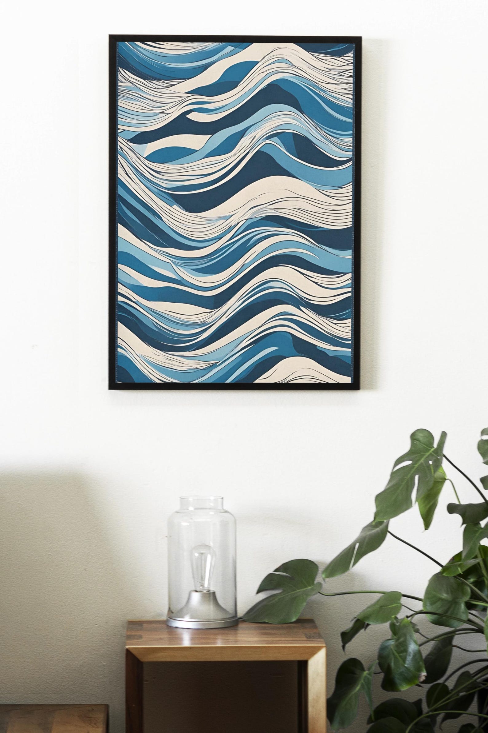 Aestethic Wall Art Digital Aestethic Wall Art Blue Vibey Room Decor ...