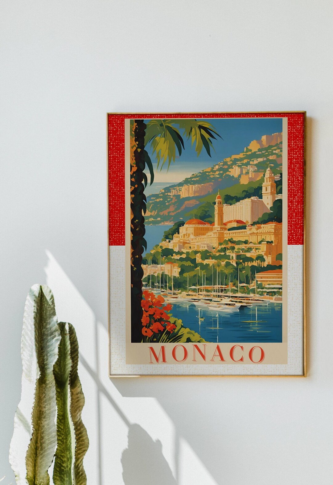 Monaco Digital Download Poster Monaco Vintage Poster Monaco Casino ...