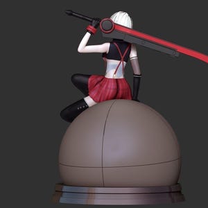 Nier Automata 2B 3D Print STL - Etsy