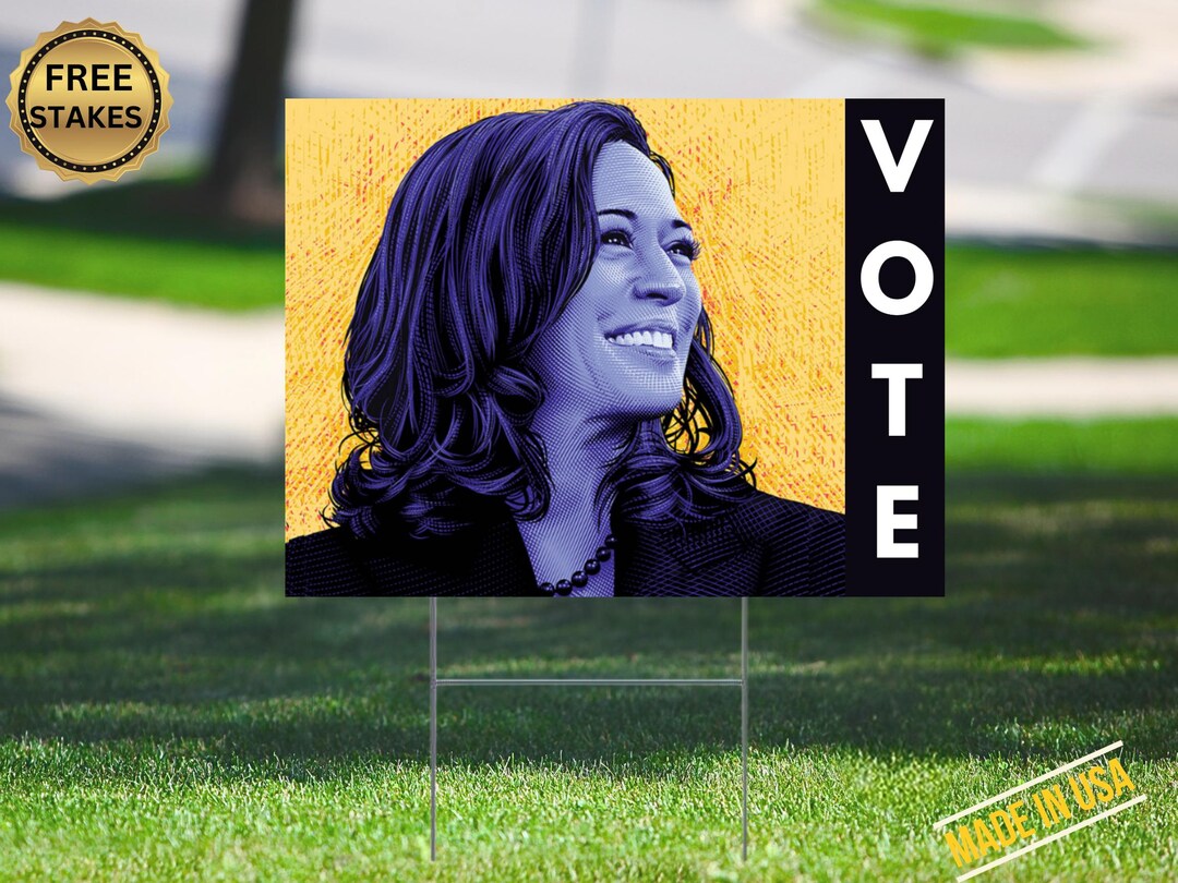 Kamala Harris for President. Election Signs 24in X 18in Weather ...