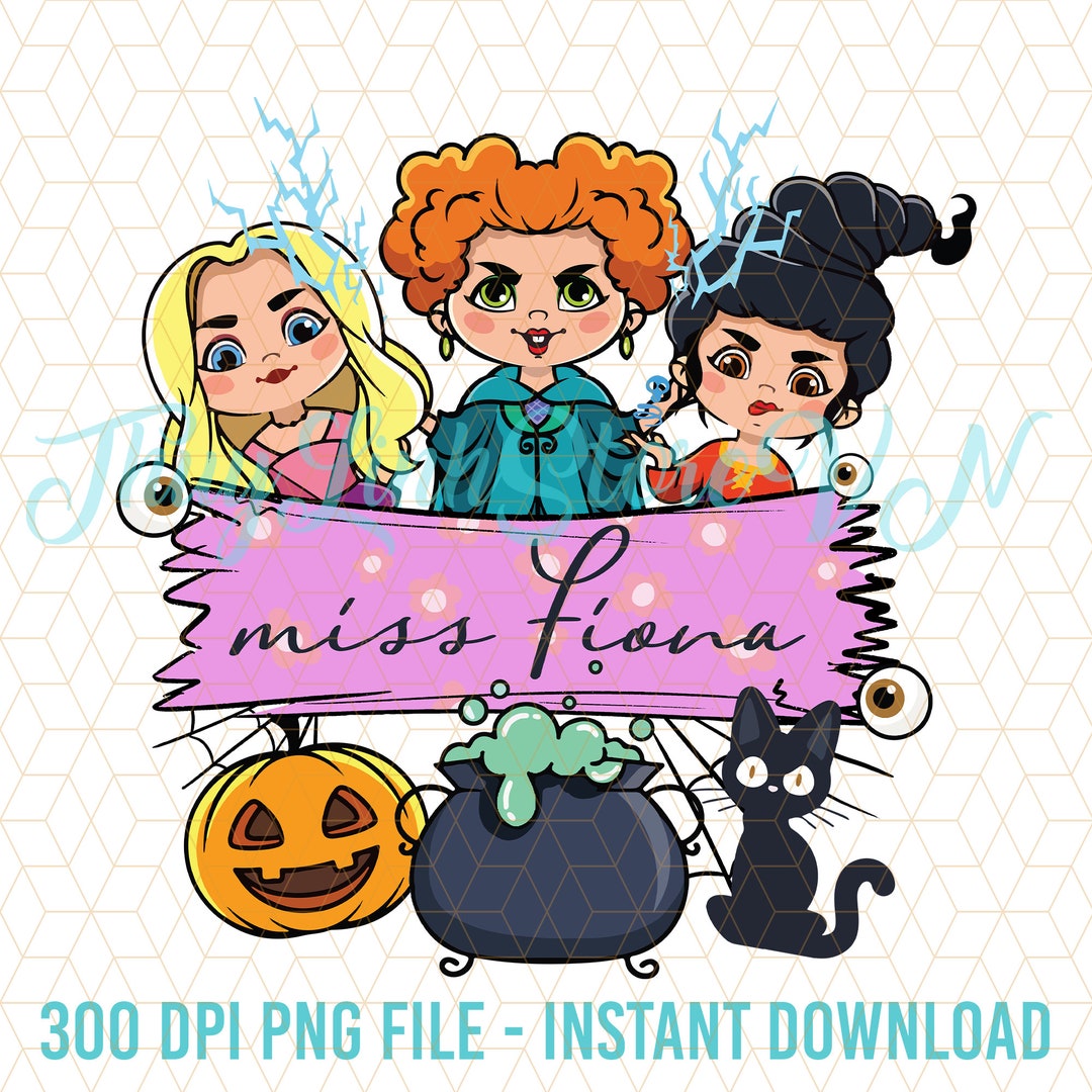 Custom Name Hocus Pocus Halloween Png, Customized Sanderson Sisters Png ...