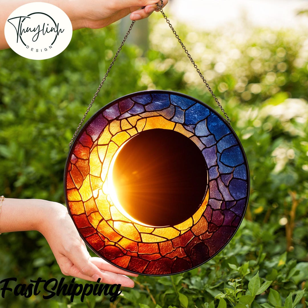 Solar Eclipse 2026 Suncatcher, Total Eclipse Suncatcher, Eclipse ...