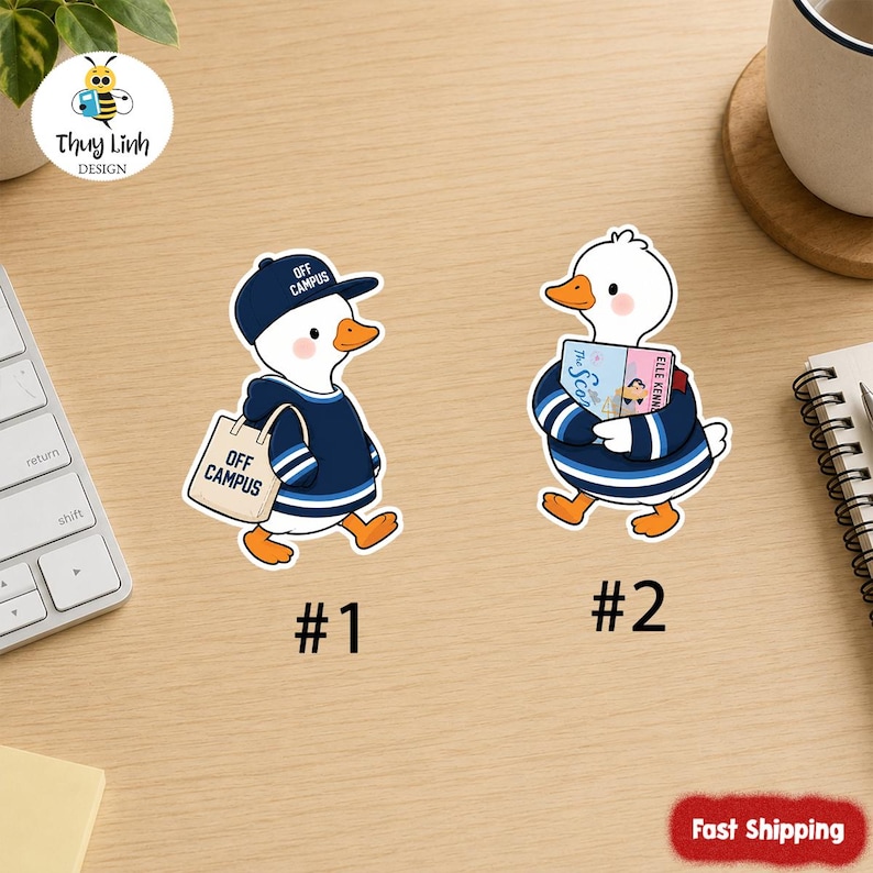 Funny Goose off Campus Book Sticker, Hockey Romance Book Club Sticker ...