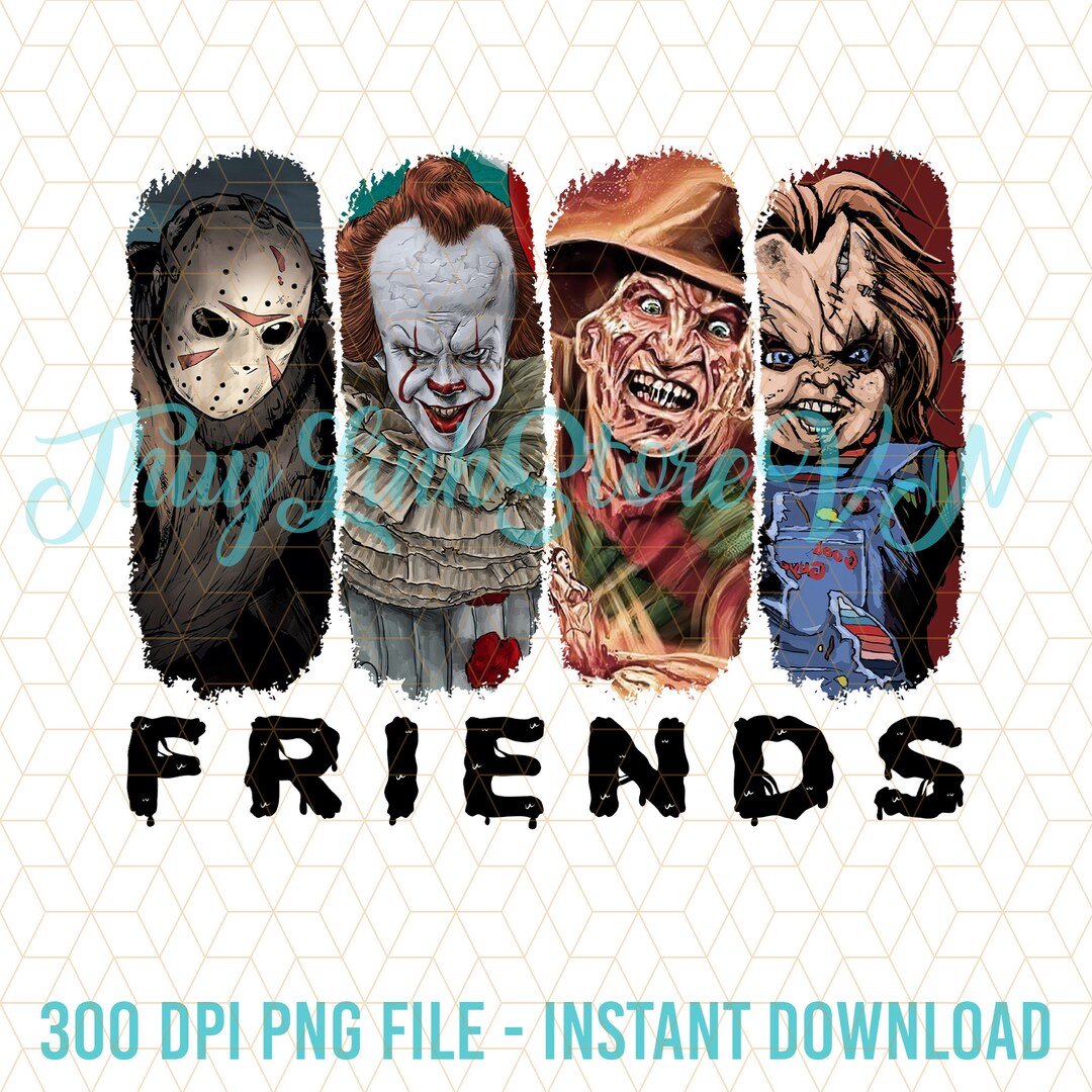 Horror Friends Halloween Png, Horror Characters Png, Halloween Movies ...