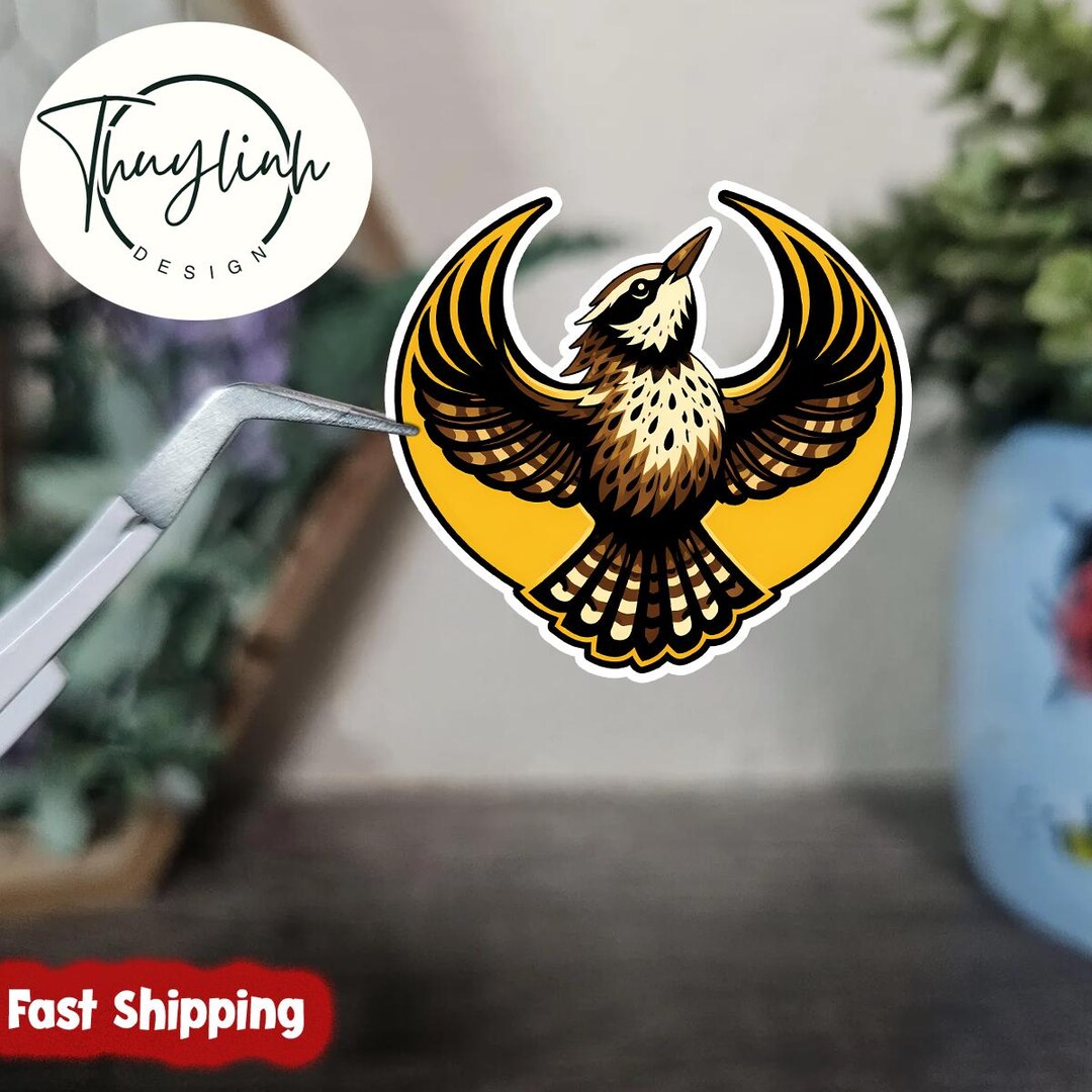 Arizona Cactus Wren Sticker, AZ State Protest Vinyl Decal, Waterproof ...