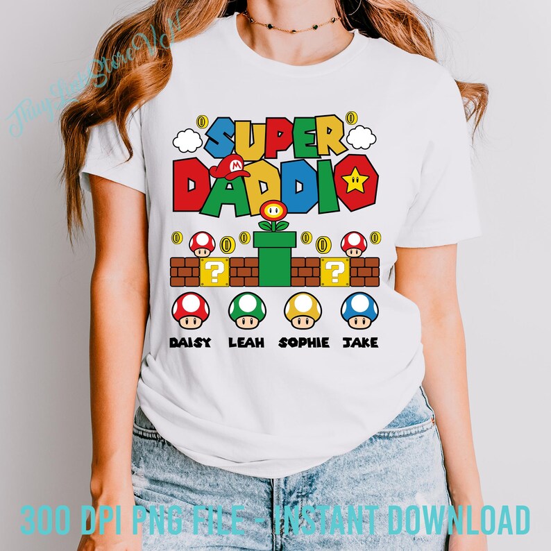Super Daddio Png, Super Daddio Custom Name Png, Super Dad Png, Super ...