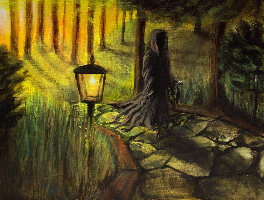 No Rest for the Weary ORIGINAL Hand-painted Artwork | Wraith in Golden ...